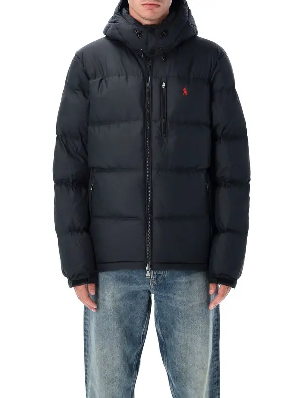 Polo Ralph Lauren Gorham Down Jacket With Mockneck And Detachable Hood - Nero