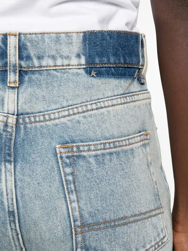 GOLDEN GOOSE Denim Cotton Jeans - Sky Blue