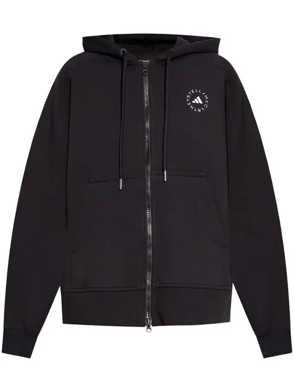 Adidas By Stella McCartney Logo Cotton Hoodie