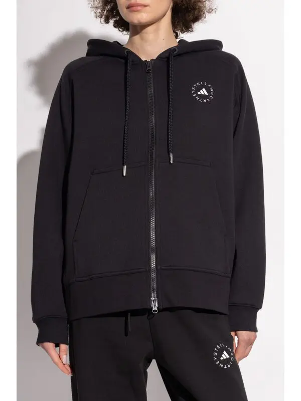 Adidas By Stella McCartney Logo Cotton Hoodie