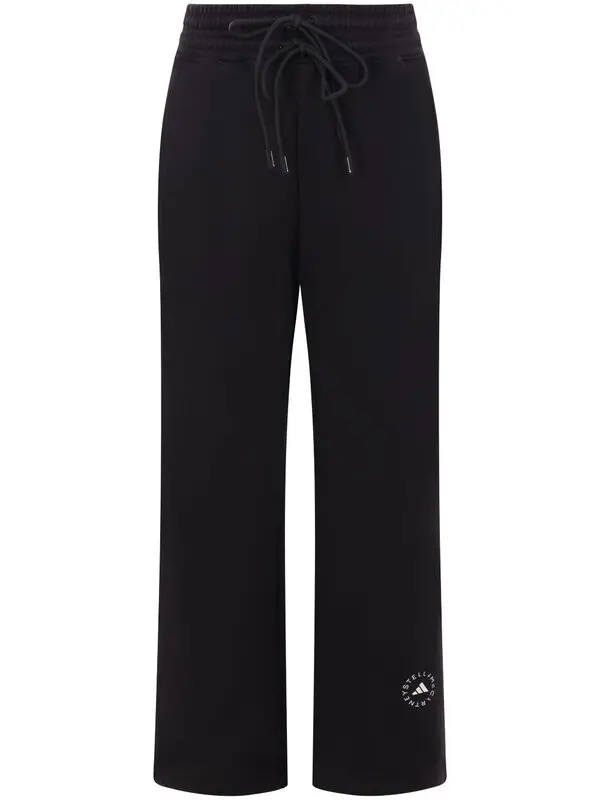 Adidas By Stella McCartney Organic Cotton Trousers - Black