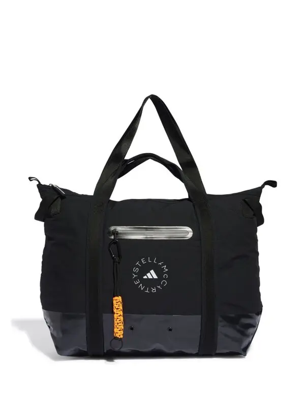 Adidas By Stella McCartney Logo Paneled Tote Bag - Black