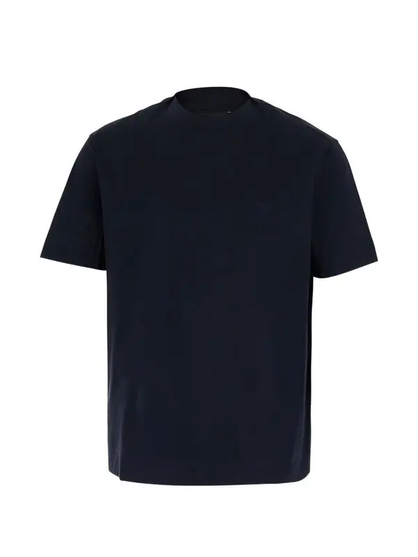 Emporio Armani Logo Cotton T-shirt - Blue