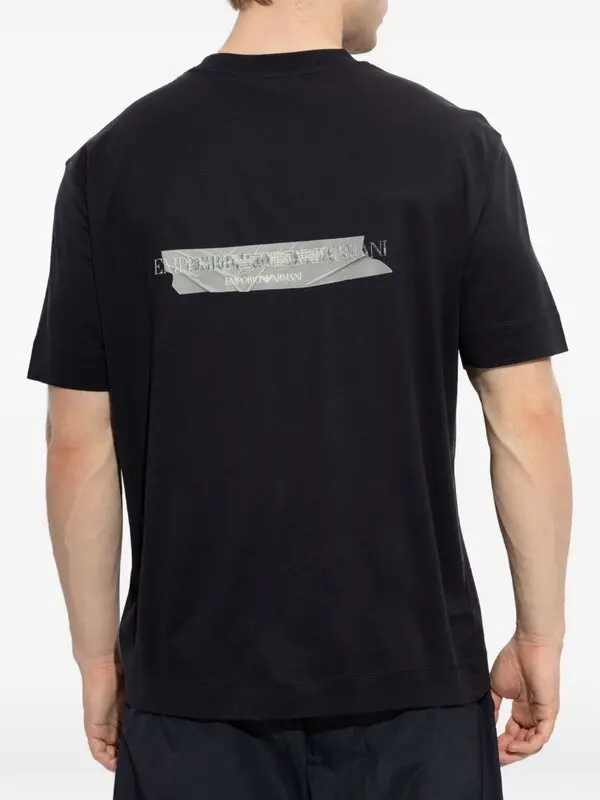Emporio Armani Logo T-shirt - Blue