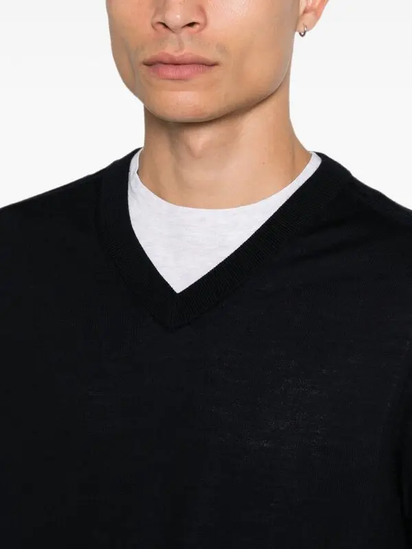 Paul Smith Wool V-necked Sweater