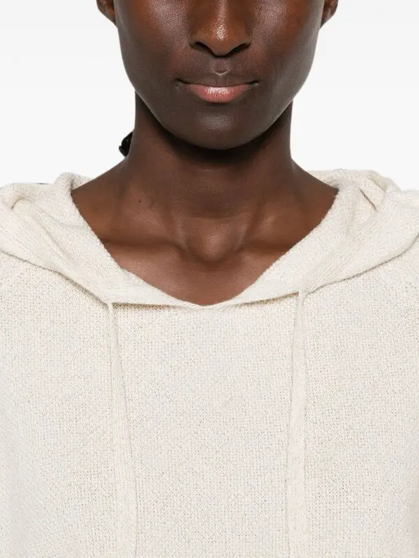 Fabiana Filippi Wool Blend Sweater With Hood