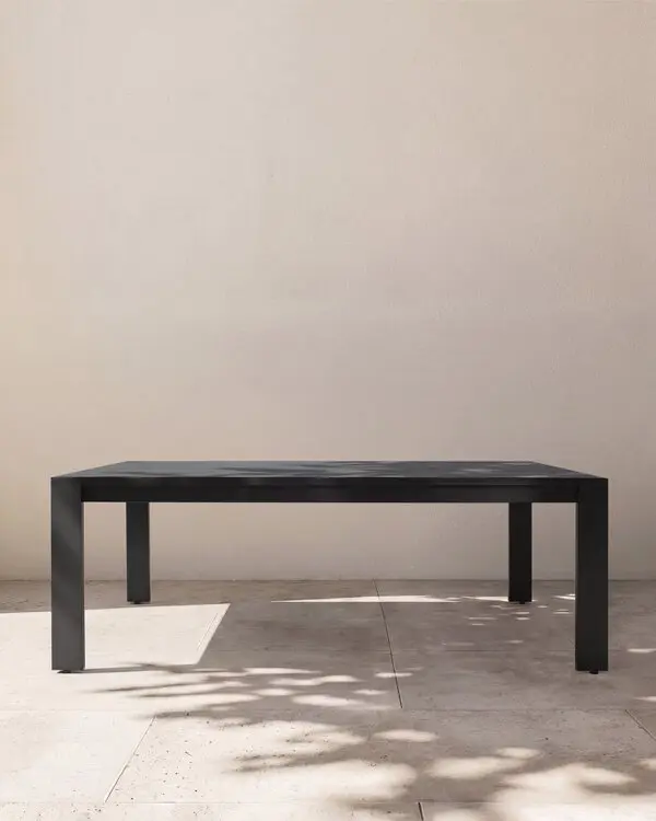 Quince Linear Aluminum Outdoor Dining Table