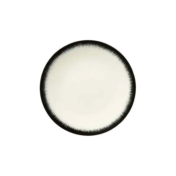 ANN DEMEULEMEESTER X Serax Dessert Plate /black Variation 3 D - White