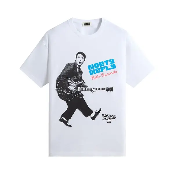 Kith For Back To The Future Chuck Berry Standard Crispy Tee - White