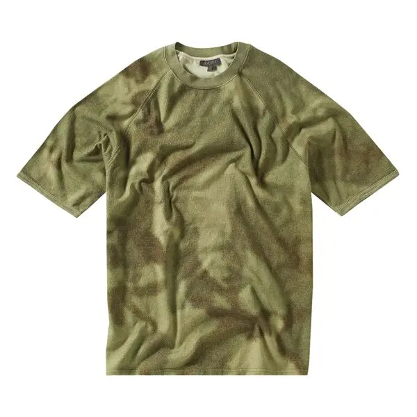 Yeezy Season 3 Raglan Knit Camo T-shirt 'camo - Multicolor