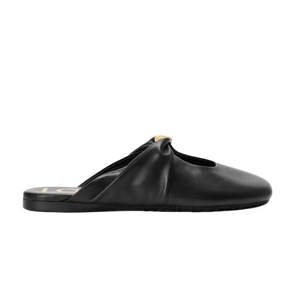 Loewe Wmns Pebble Soft Mule - Black