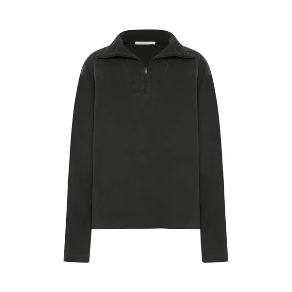 THE ROW Mabon Zip Up Top 'faded - Black