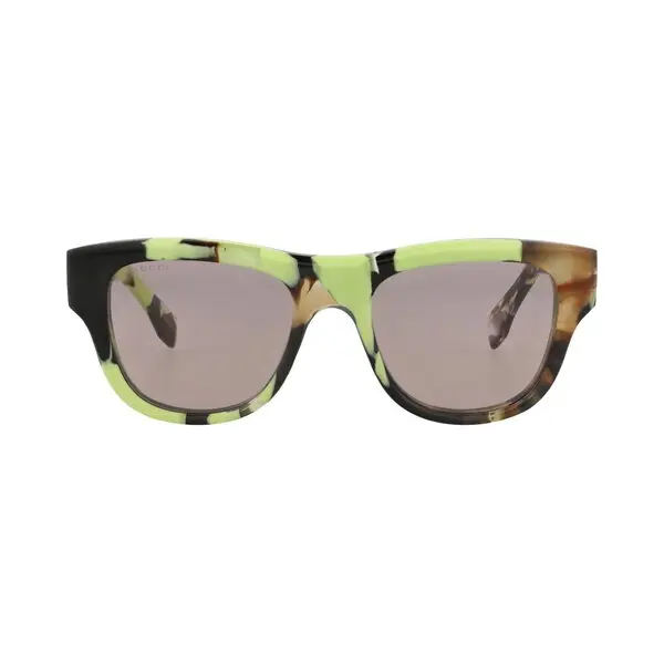 Gucci Square-frame Recycled Acetate Sunglasses 'havana - Brown