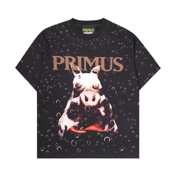 PLEASURES Graphic T-shirt - Black