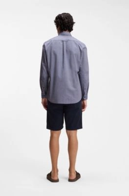 BOSS Regular-fit Button-down Shirt In Oxford Cotton