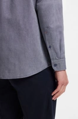 BOSS Regular-fit Button-down Shirt In Oxford Cotton