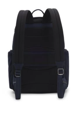BOSS Water-repellent Backpack With Multiple Pockets