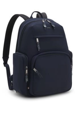BOSS Water-repellent Backpack With Multiple Pockets