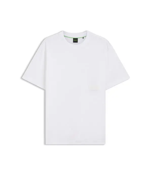 BOSS Relaxed-fit T-shirt In Cotton Jersey - White