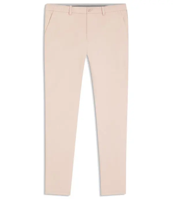BOSS Regular-fit Pants In Water-repellent Stretch Fabric - Light Orange
