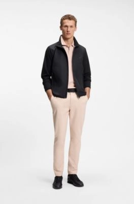 BOSS Regular-fit Water-repellent Stretch Pants
