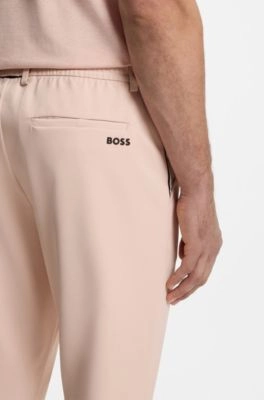 BOSS Regular-fit Water-repellent Stretch Pants