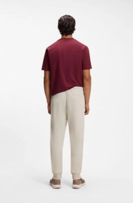 BOSS Cotton-blend Sweatpants With Embroidered Logo