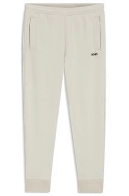 BOSS Cotton-blend Sweatpants With Embroidered Logo