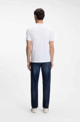 BOSS Cotton T-shirt With Large Tonal Logo