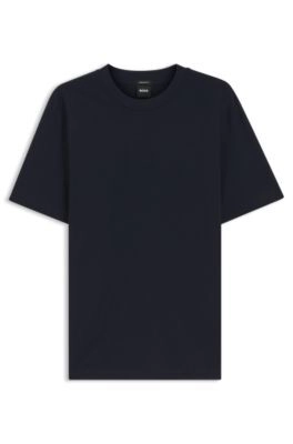BOSS Regular-fit T-shirt In Cotton Jersey - Dark Blue