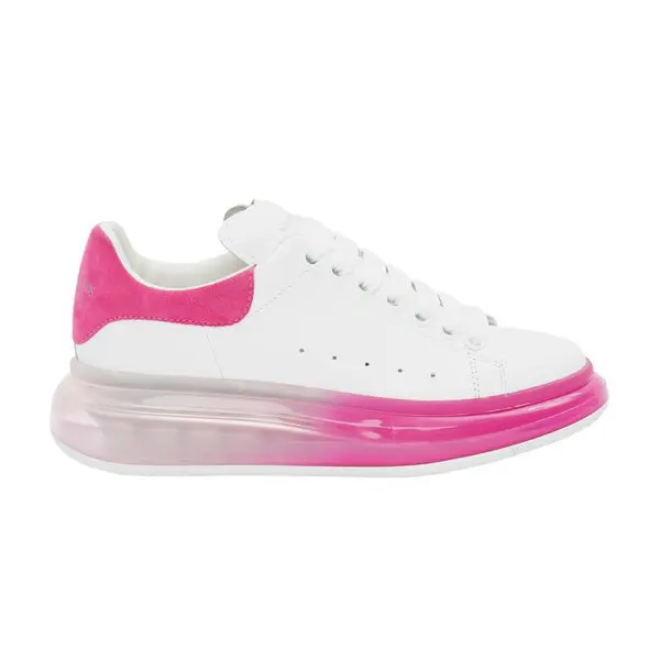Alexander McQueen Wmns Oversized Sneaker 'clear Sole Pink - White