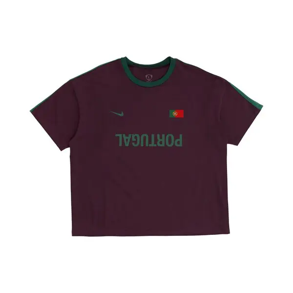 TRAVIS SCOTT X Nike Portugal Total 90 Tee 'burgundy - Red