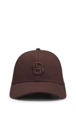 BOSS Cotton Twill Cap With Embroidered Double B Monogram