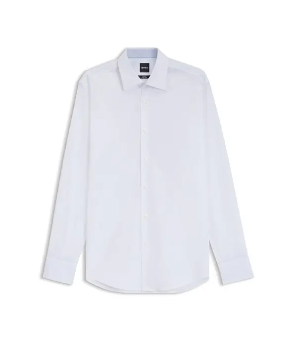 BOSS Slim-fit Shirt In Easy-iron Stretch Cotton - White