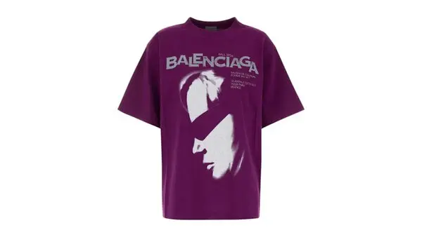 Balenciaga Large Fit T-shirt - Violet