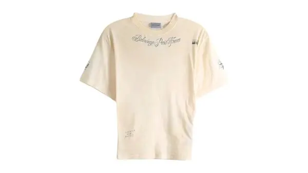 Balenciaga Classic Ink Short Sleeve Top - Ivory