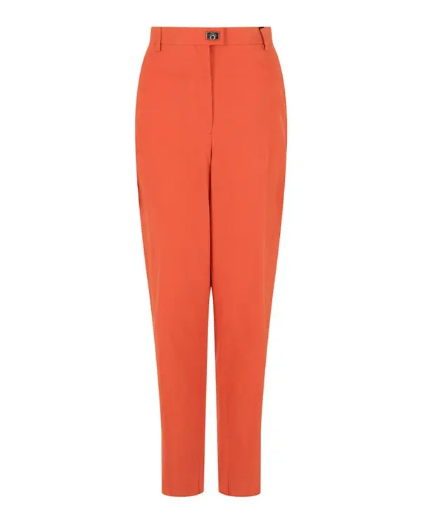 FERRAGAMO Ganciniplaque Straightleg Trousers - Orange
