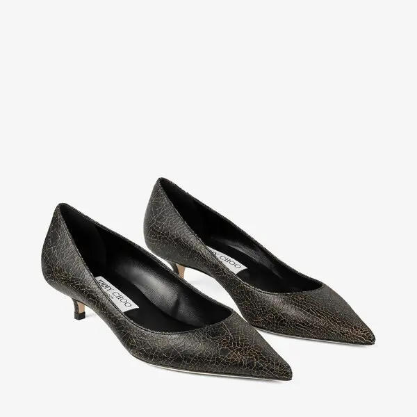 JIMMY CHOO Amelia Pumps - Black/toffee