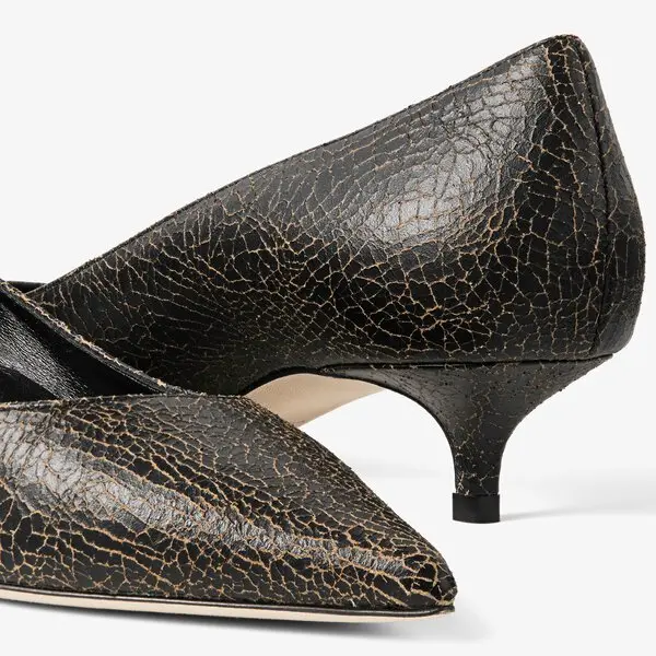 JIMMY CHOO Amelia Pumps - Black/toffee