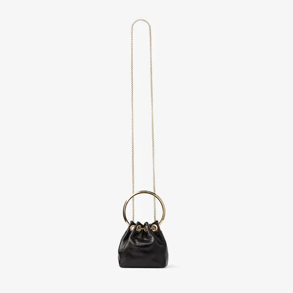JIMMY CHOO Micro Bon Bon Mini Bucket Bag