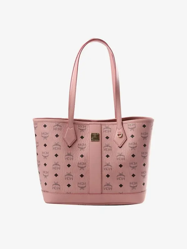 Mcm Liz Vi Shopper Small Bag - Soft Pink