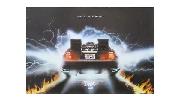 Kith X Back To The Future Take Me Back To 1985 Poster - Multicolor