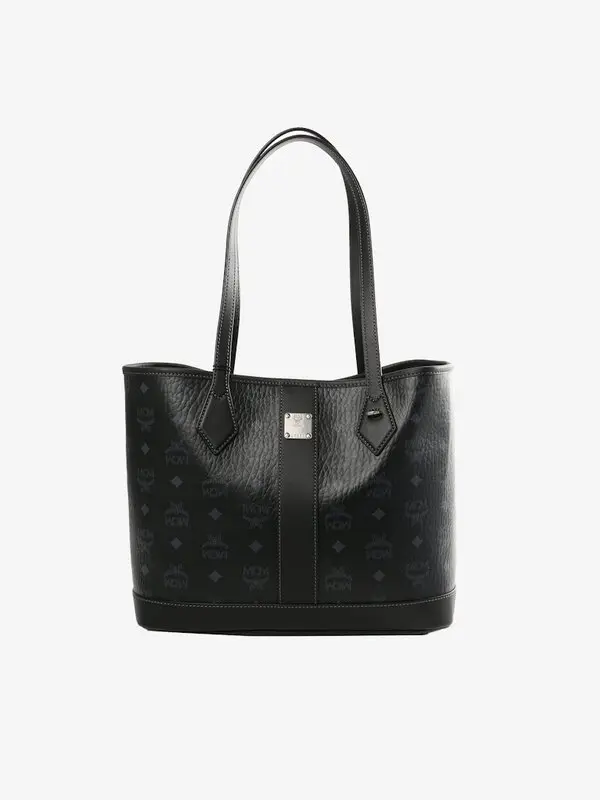 Mcm Liz Vi Shopper Small Bag - Black