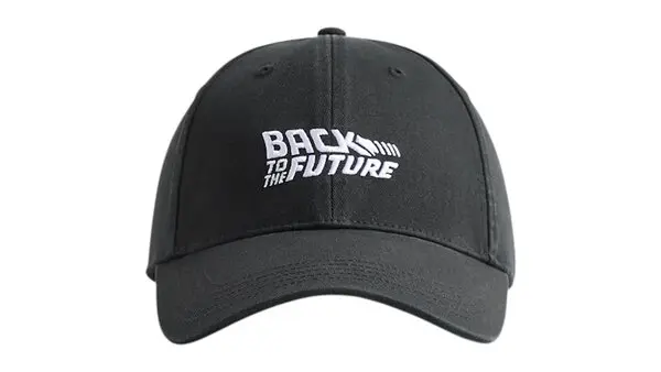 Kith X Back To The Future Twill Classic Cap - Black