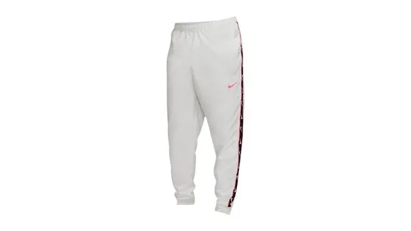 Nike Logo Taped Hem Sweatpants - White