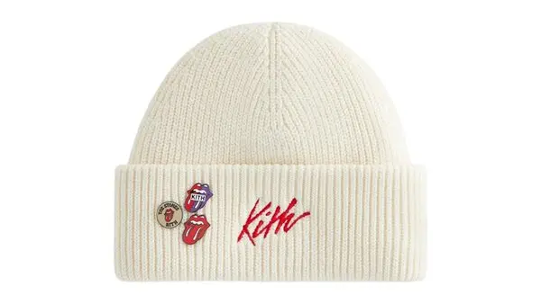 Kith X The Rolling Stones Mia Beanie - Sandrift