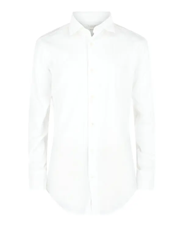 SLOWEAR Glanshirt Slimfit Buttonup Shirt - Optical White