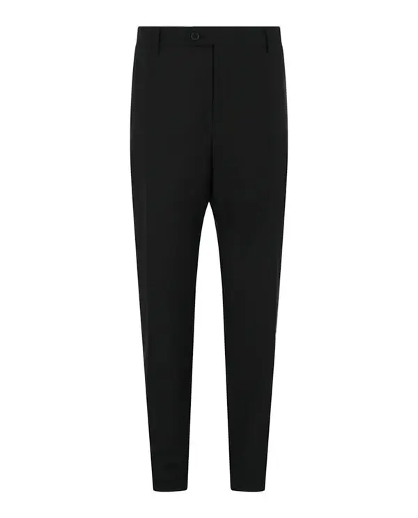 FERRAGAMO Straight Leg Trousers - Black