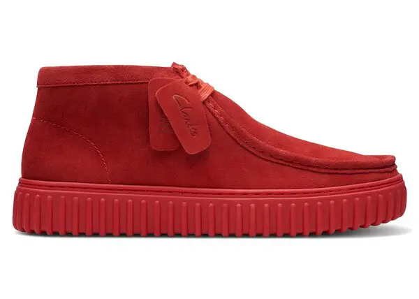 Clarks Originals Torhill Hi Suede - Red