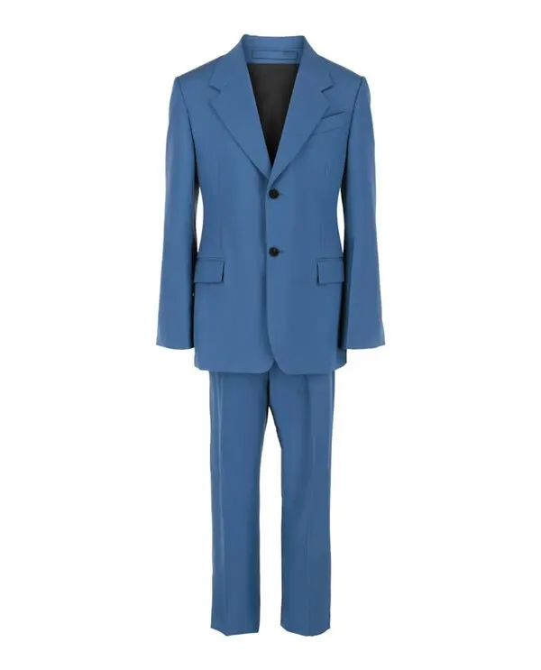 FERRAGAMO Wool Twopiece Suit - Blue